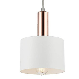 Globe Electric 60763 Novogratz x Globe Pendant, Matte White