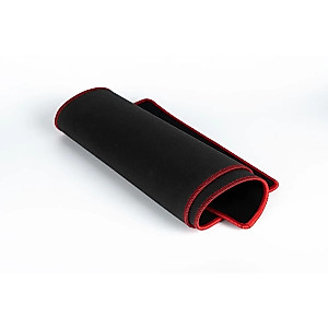 Havit MP848 PC Series Mousepad, 25 cm x 25 cm Size, Black/Red