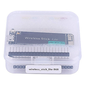 0.96in OLED Display Development Board Set, SX1276 Chip ESP32 MCU Module Pin Sticker 20Pin Row Pin Kits wirh Micro USB and Antenna Interface (915MHZ)