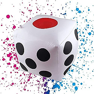 Charella #XVPVYZ 2Pc Inflatable Dice Festival Decorations Game of Dice Inflatable Giant