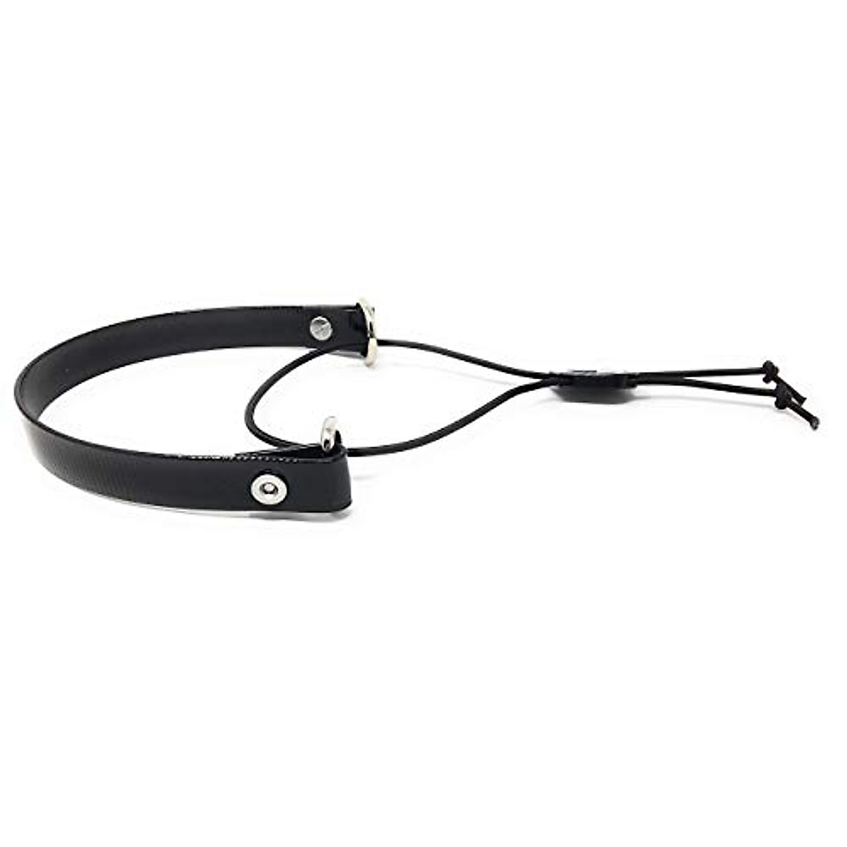 Sparky Pet Co - ECollar Replacement Strap - Bungee Dog Collar - Waterproof - Adjustable - Secure Nexus Wheel Lock - for Electronic Training & Invisible Fence Systems - 3/4" (Black)