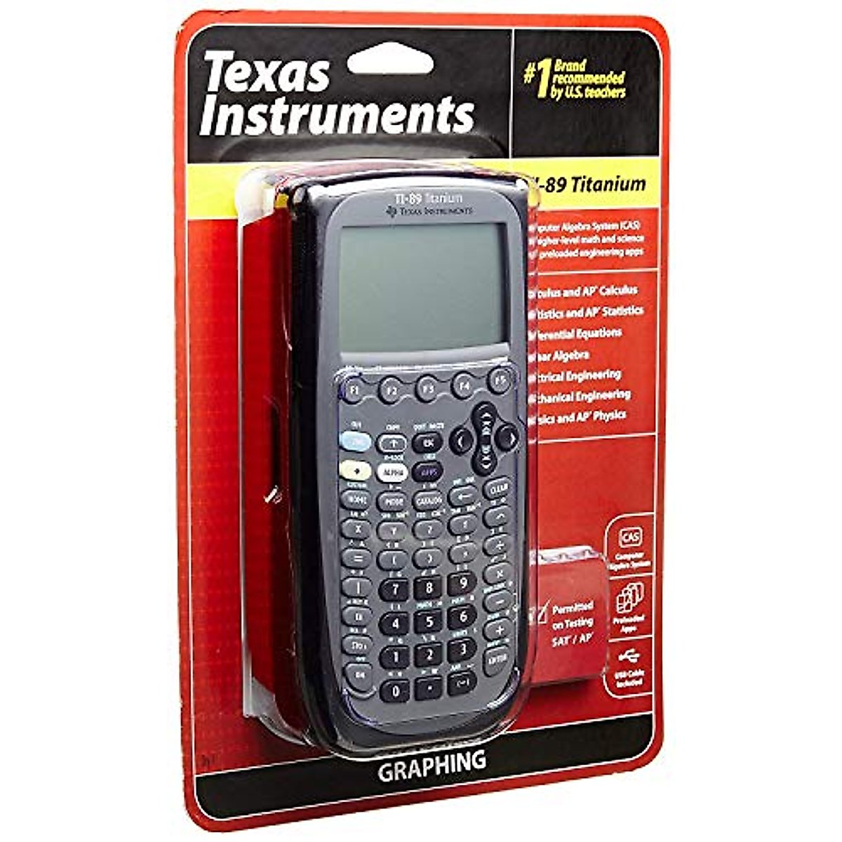 Texas Instrument Ti 89 Titanium Programmable Graphing Calculator (Renewed)