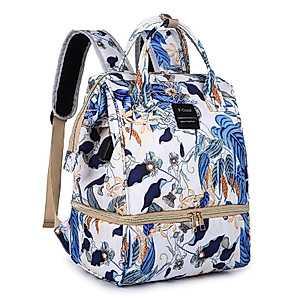 V-COOOL Breast Pump Bag, Cooler and Moistureproof Backpack Double Layer for Working Mom Outdoor, Pump Tote Bag fit Most Breast Pumps