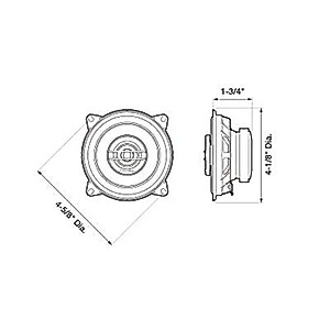 PIONEER TS-G1020S 420 Watts Max Power 4" 2-Way G-Series Coaxial Full Range Car Audio Stereo Speakers with ALPHASONIK Earbuds