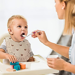 Geyoga 12 Pcs Baby Muslin Bibs Unisex Drool Teething Bibs, Adjustable Drool Bibs Feeding Cloth Bibs Baby Bibs for Girls Boys Newborn Baby Toddlers Infants