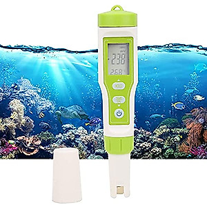 YUESFZ Precise Water Quality Testing Pen Portable PH ORP Conductivity Tester Temperature Meter Water Quality Detector with LED Display Practical Water Quality Detector