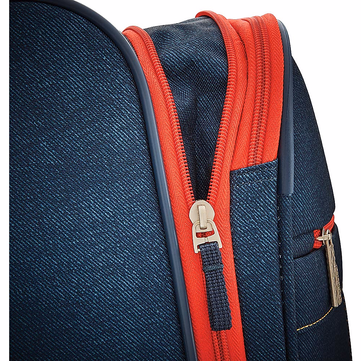 American Tourister Disney Softside Luggage with Spinner Wheels, Minnie Mouse Denim, 21-Inch