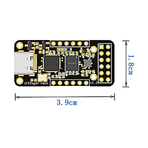 iCESugar-nano FPGA Development Board Open Source RISC-V iCE40LP1k Standard PMOD Connector (iCESugar-nano)