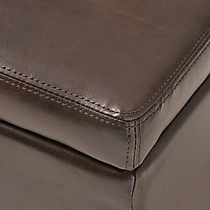 Christopher Knight Home Glouster PU Storage Ottoman, Brown