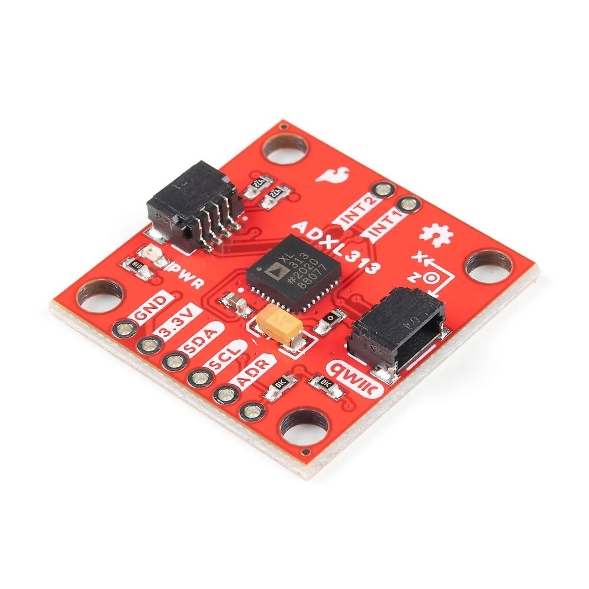 SparkFun Triple Axis Digital Accelerometer Breakout - ADXL313 (Qwiic) - Low Cost Low Power Up to 13-bit resolution-3-axis Accelerometer w/a 32-Level FIFO Stack Capable of Measuring up to ±4g