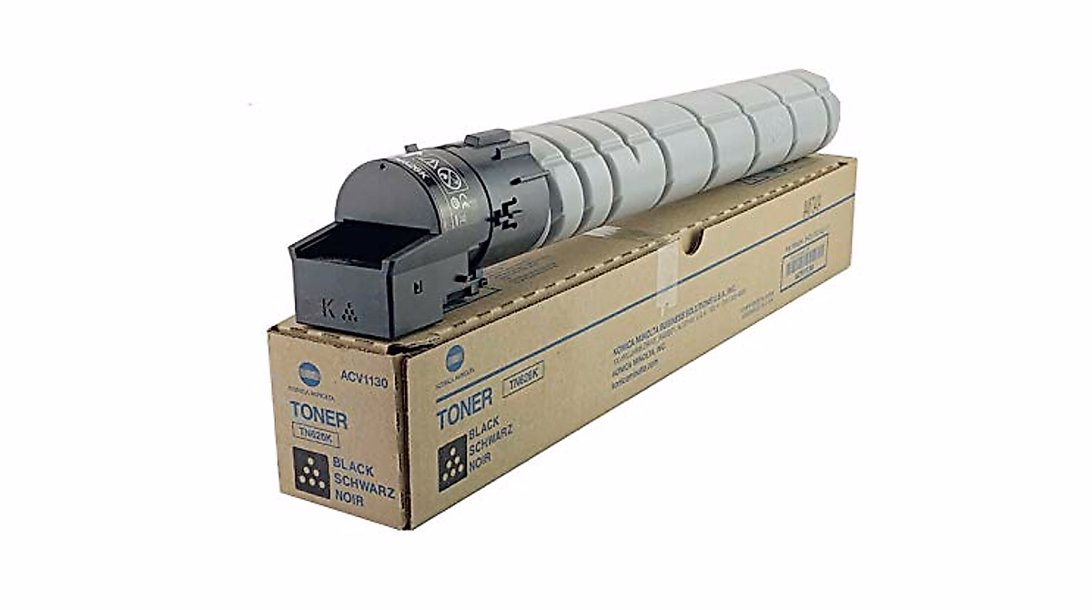 Genuine Konica Minolta TN626K Black Toner Cartridge (ACV1130)