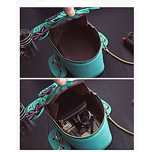 MILATA Women Cactus Shape PU Leather Mini Cross Body Bag Cute Purses Shoulder Chain Bag