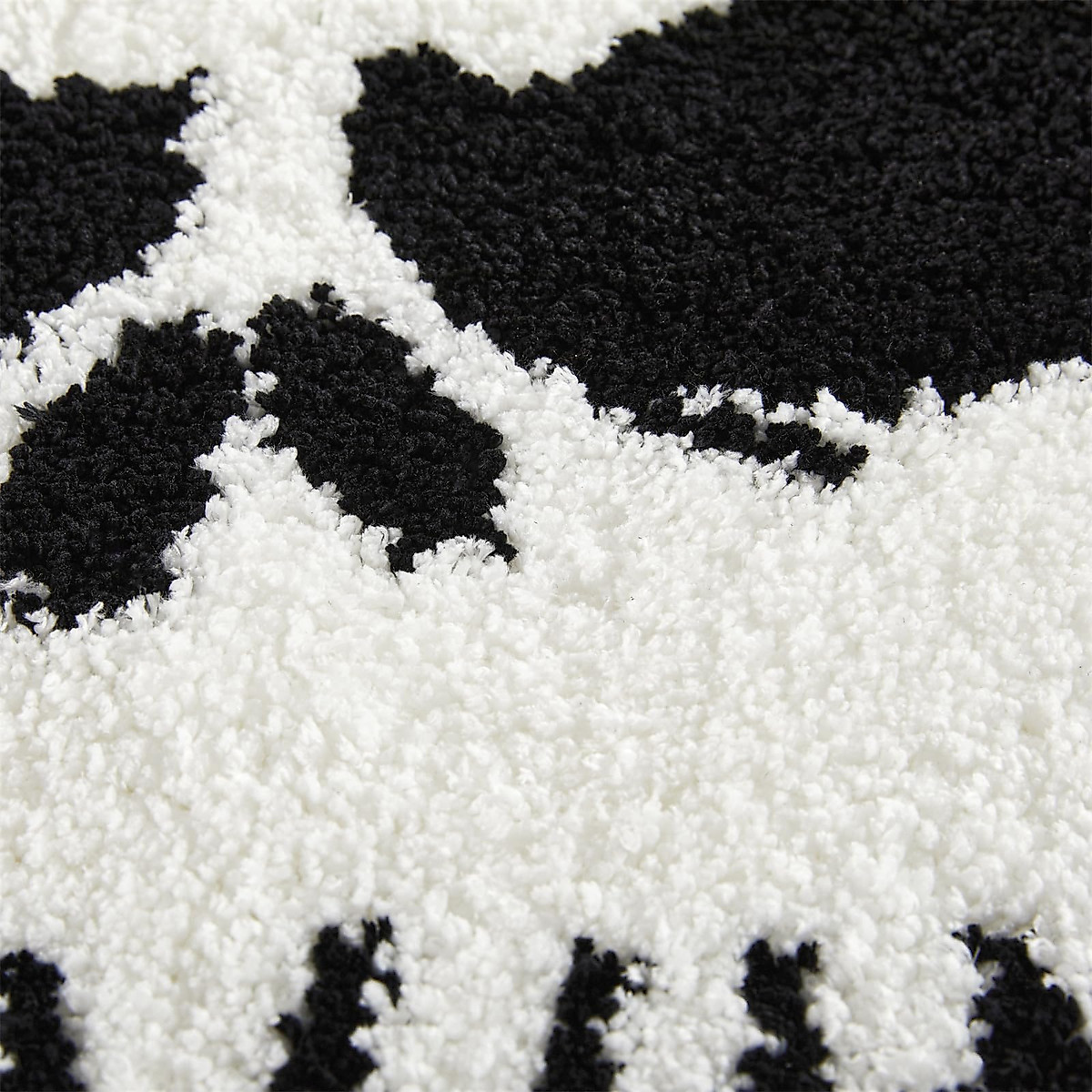 Jack Skellington Halloween Round Bathroom Rugs Mat 2ft, Non-Slip Machine Washable Soft Absorbent Shaggy Bath Rug The Nightmare Before Christmas Spooky Creepy Cute Halloween Bathroom Shower Floor Mat