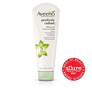 Aveeno Positively Radiant 60-Second Conditioner In Shower Facial 5 Ounce (147 milliliter)