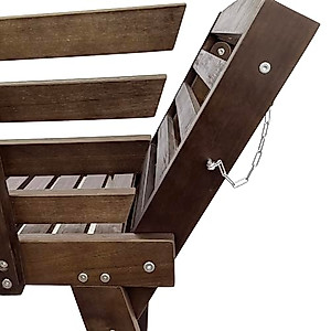 LOUHME Outdoor Patio Adjustable Wooden Daybed Chaise Lounge Chair, Expandable & Multifunctional Wooden Sofa with Cushions and Pillows, Premium Hardwood Frame, Gray