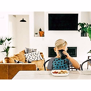 Re-Play Made in USA 10 Oz. Open Cups for Toddlers, Set of 3 - Reusable and Stackable Toddler Cups for Easy Storage - Dishwasher/Microwave Safe Kids Plastic Cups, 4.75" x 3.25", Mermaid