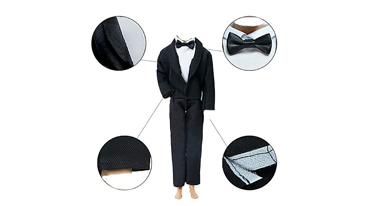 Fashionable BJDBUS Doll Suit Set for 11.5 Inch Boys