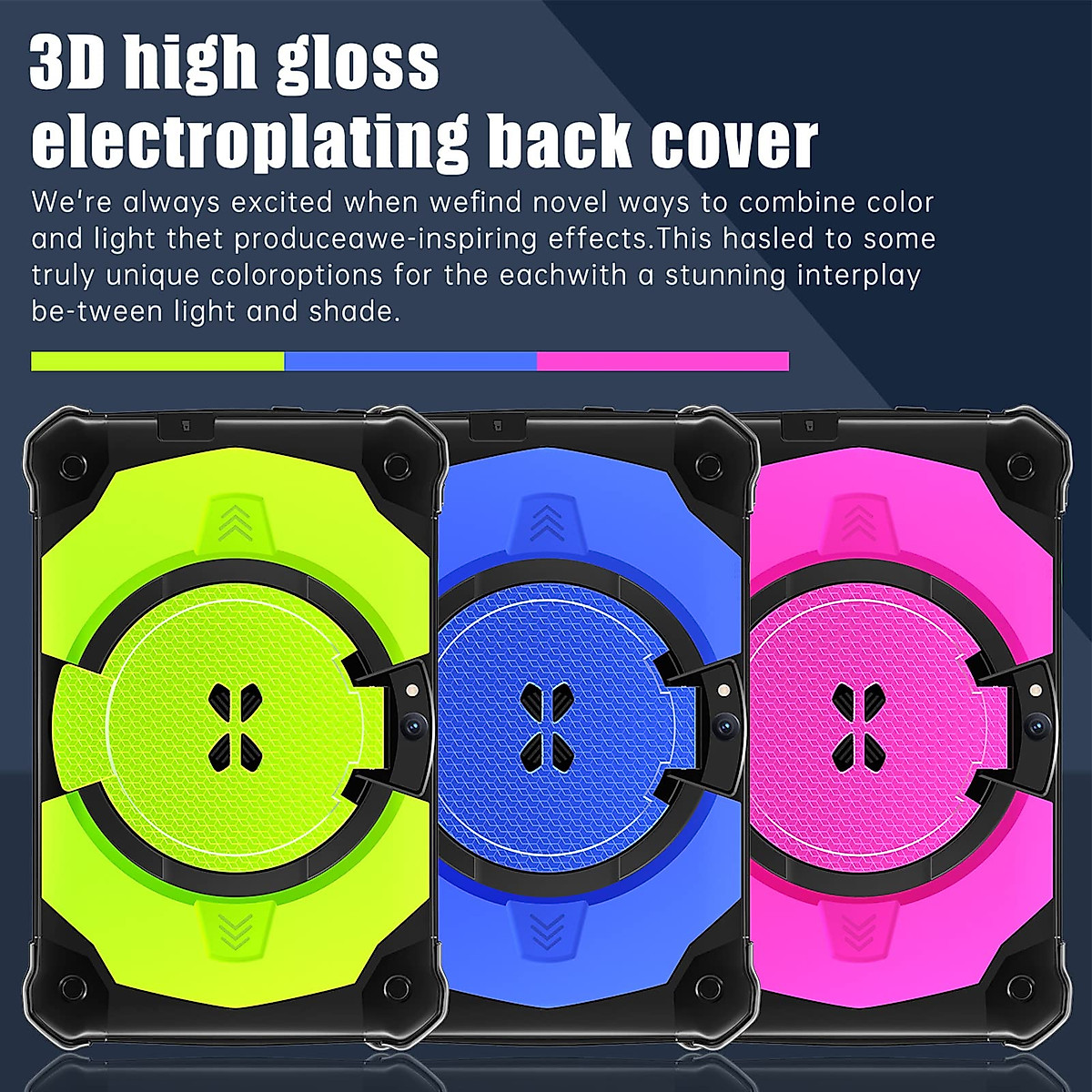 Kids Tablet Computer 7 Inches, Octa Core CPU Processor, 1960X1080p IPS, 2.4G 5G WiFi BT5.0, 32Gb 4Gb 5000Mah Battery, 5Mp 8Mp Pixels are Suitable for Android10(Green)