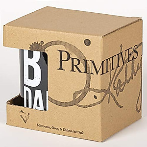 Primitives by Kathy Stoneware Coffee Mug, 1 Count (Pack of 1), Big Daddy, 20 ounces, 4.5"W x 5"H
