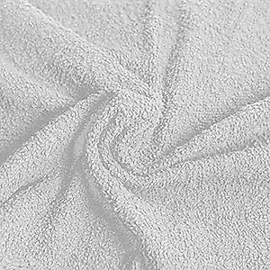 White Hand Towels for Bathroom 24 Pack 16x26 Inch, (Not BleachProof) Cotton Hand Towel Bulk for Gym and Spa, Soft Extra Absorbent Quick Dry Terry Bath Towels