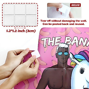 PINGAMOO Bridal Shower Games, Pin The Banana on The Hunk, Bachelorette Bridal Shower Wedding Party Engagement Shower Games Girls Night Party 42 Guests