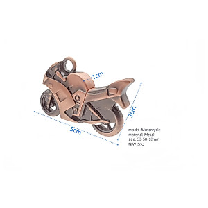 WooTeck 64GB Strong Metal Motorcycle USB Flash Drive Memory Stick Pendrive Copper
