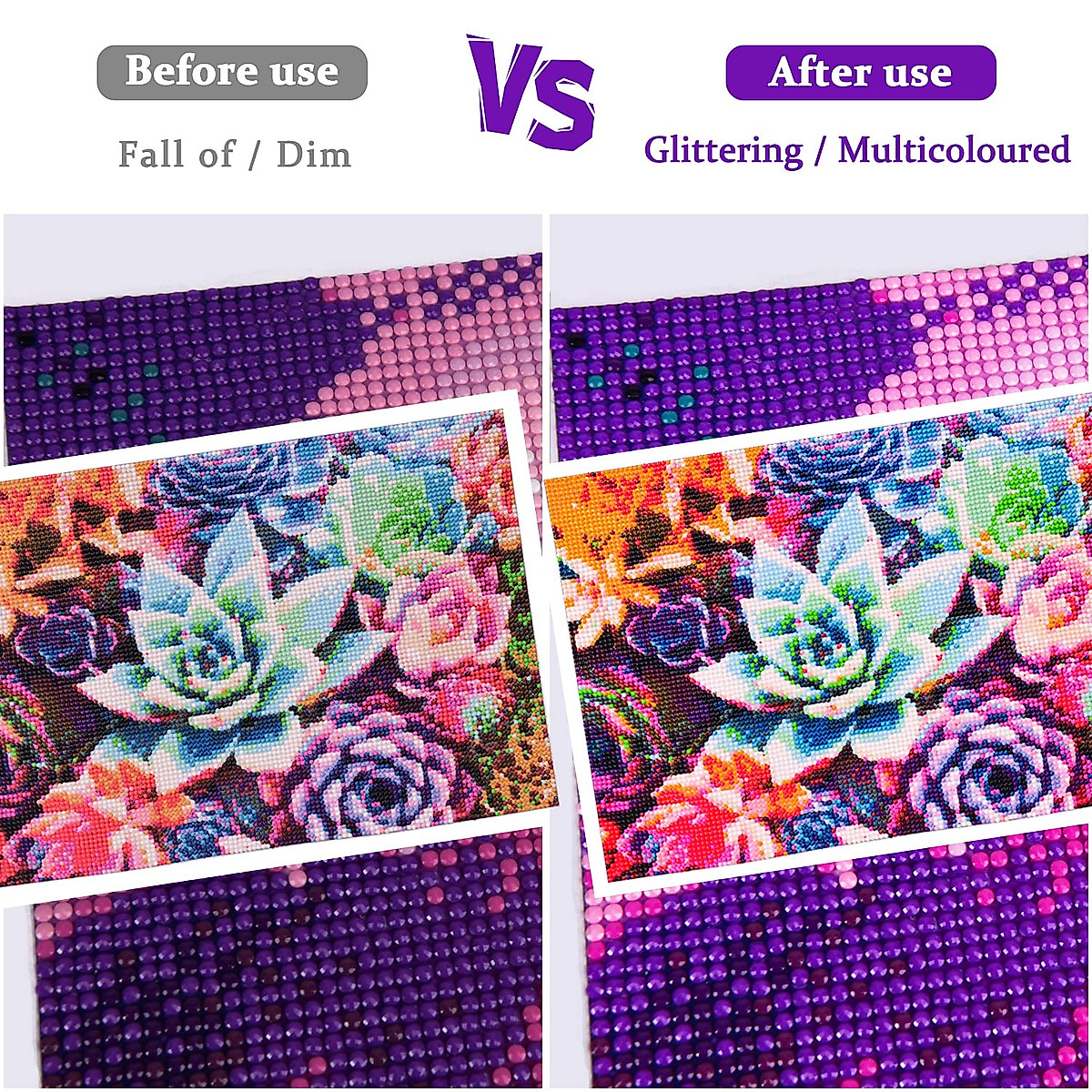 Diamond Painting Sealer 120ML, 5D Diamond Painting Glue for Permanent Hold & Shine Effect (4 OZ)