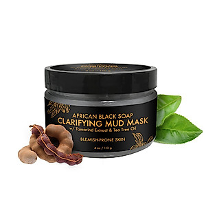 SheaMoisture African Black Soap Problem Skin Facial Mask, 4 Ounce