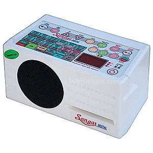 Electronic Tanpura, Sangat Electronic Tanpura - with Tabla, Pakhawaj Dholak and Duff, by Sound Labs, Bag, Instruction Manual, Power Cord, Digital Tambura Sampler (PDI-DBF)