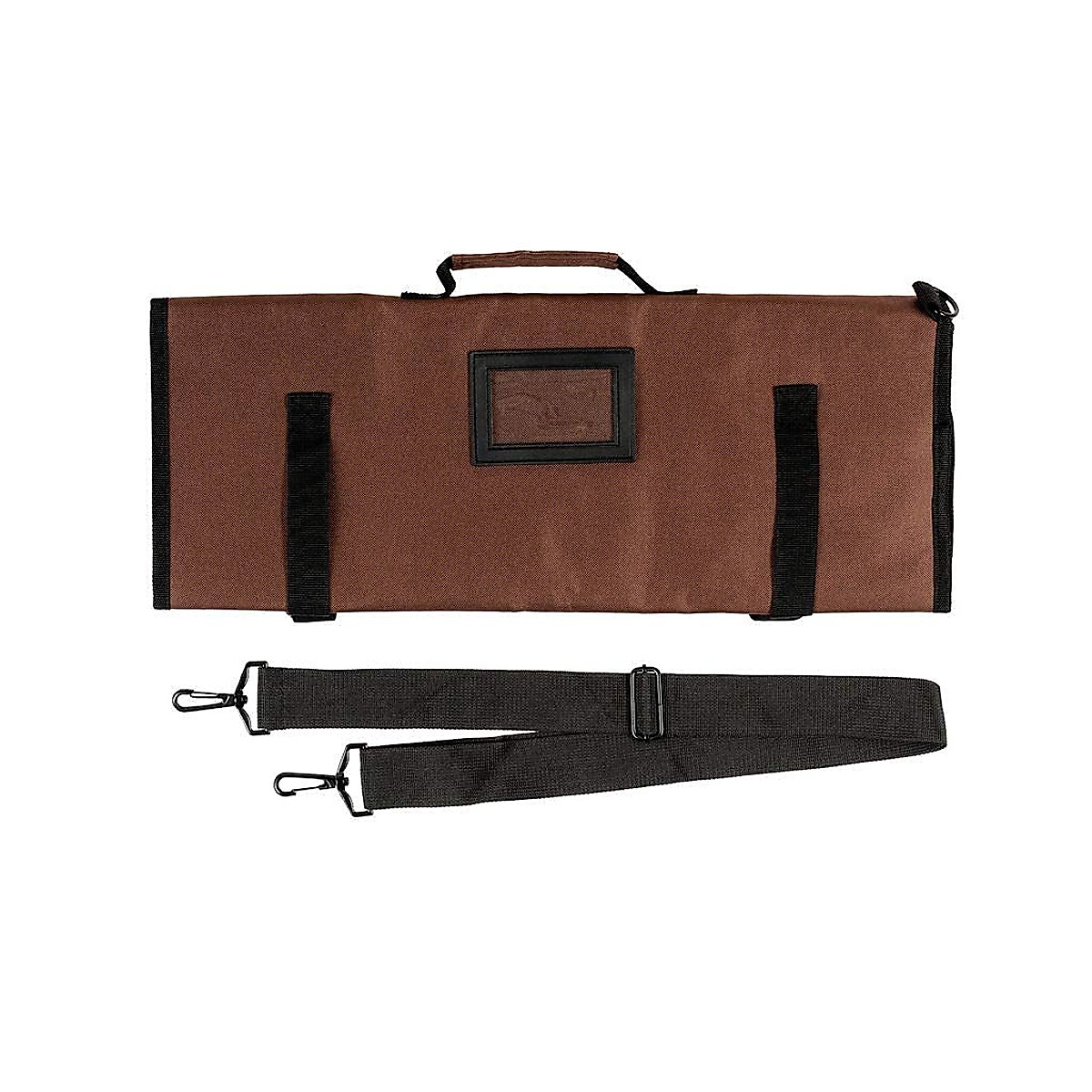 EVERPRIDE Chef Knife Roll Bag Holds 10 Knives – Contains 2 Large Zippered Pockets for Meat Cleavers and Cooking Tools – Durable Knife Carrier Case for Chefs and Culinary Students – Knives Not Included