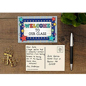 Teacher Created Resources Marquee Welcome Postcards, Multi, Model:5486