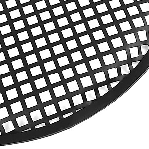 X AUTOHAUX 12 Inch Black Car Audio Speaker Cover Metal Mesh Subwoofer Grill Horn Guard