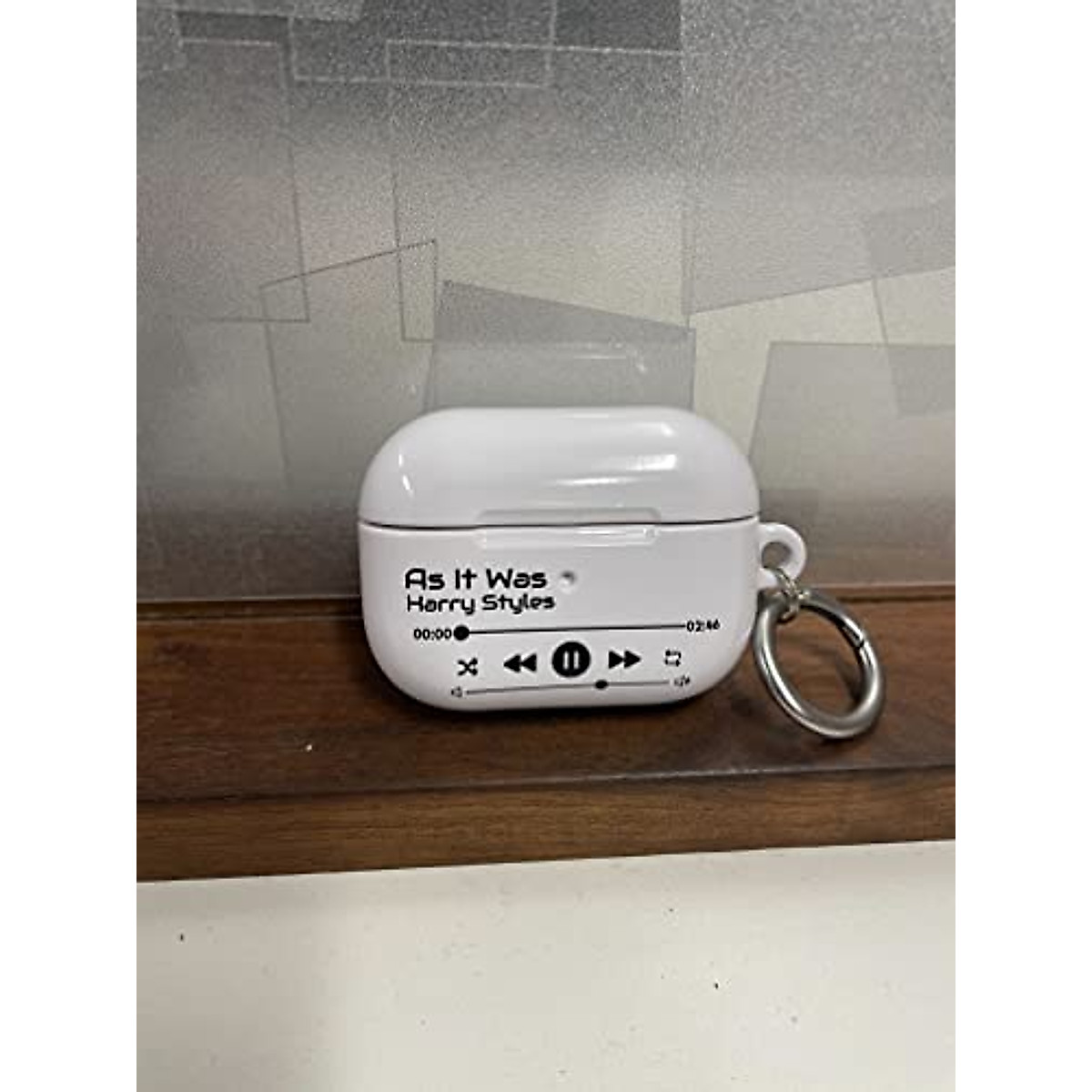 Custom Song AirPods Pro Case with Your Text - Best Personalized AirPods Case with Keychain Choose Your Favorite Song Add Music Artist for Men or Women