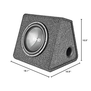 BELVA BSAP112 660W Max Single 12" Powered Vented Subwoofer Enclosure with a Built-in Class D Amplifier