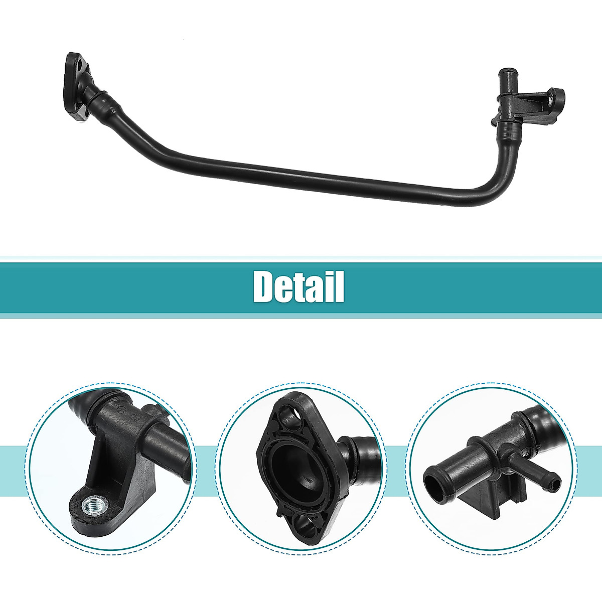 X AUTOHAUX Coolant Water Bypass Pipe for Toyota 4Runner 2010-2011 for Toyota Tacoma 2005-2011 Radiator Water Outlet Hose Replaces 16268-75091 16268-75090 16268-75110 16268-75111