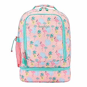 Bentgo Kids 2-in-1 Backpack & Insulated Lunch Bag (Tropical)