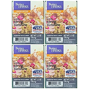 Better Homes and Gardens Warm Spring Sunshine Wax Cubes - 4-Pack