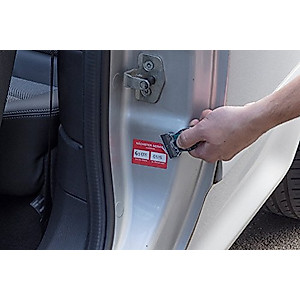 wolfcraft Scraper with Plastic Blades I 4287000 I For cleaning delicate surfaces, Black