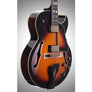 Ibanez George Benson Signature 6-String Electric Guitar with Case (Right-Handed, Vintage Yellow Burst)