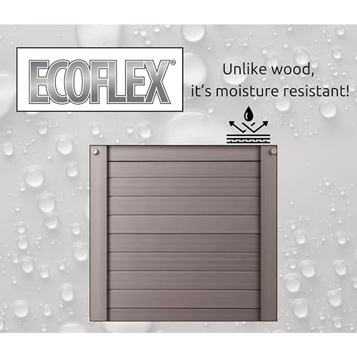 New Age Pet ECOFLEX 33 Inch Medium Mojave Reptile Habitat Enclosure Lounge in Grey