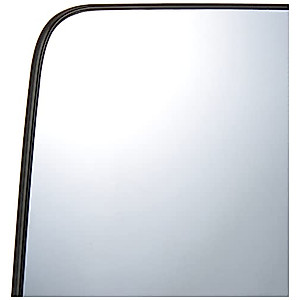 Fit System 30194 Passenger Side Heated Mirror Glass w/Backing Plate, Ford F150, Lincoln Mark LT, 6 13/16" x 9 1/8" x 10 1/2" (w/o Blind Spot)