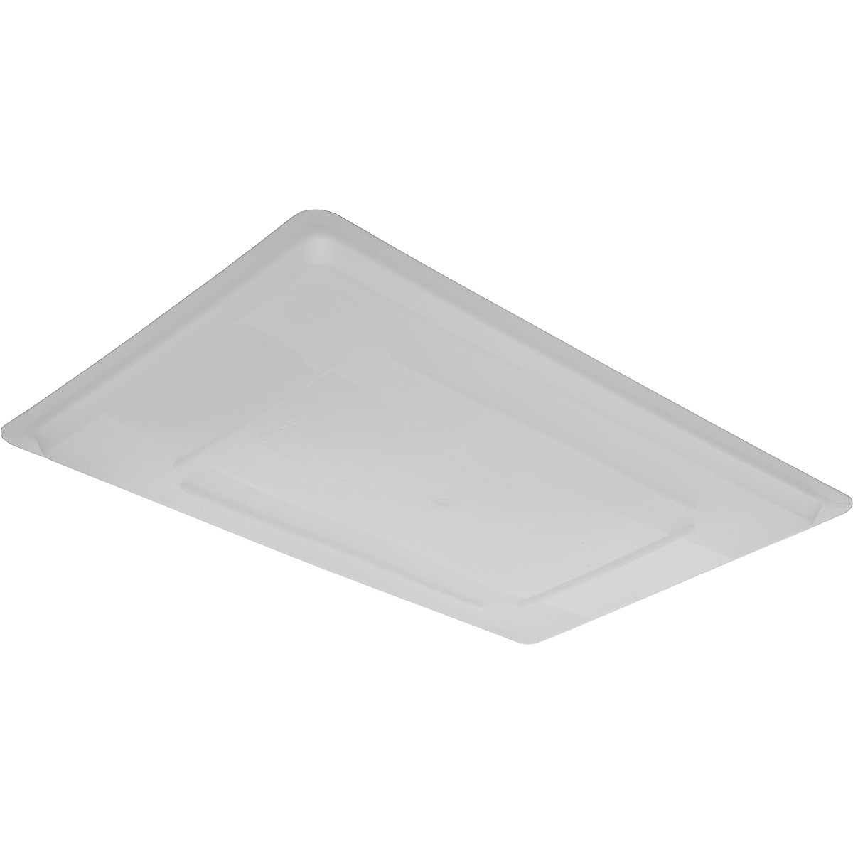 Carlisle FoodService Products Storplus Food Storage Container Lid with Stackable Design for Catering, Buffets, Restaurants, Polyethylene (Pe), 26 x 18 Inches, White, (Pack of 6)