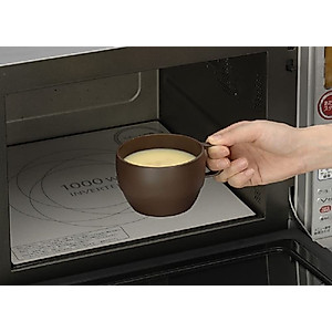 Japanese Microwavable Soup Mug Unbreakable for Kids Camping Travel Water Tea Coffee Milk Juice Mug 12 ounce BPA Free Non-Toxic Dishwasher Safe Made in Japan,White