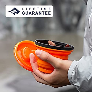 Sea to Summit X-Seal & Go Collapsible Food Storage Container, L (20 oz), Lime Green