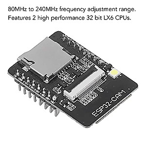 Mxzzand Camera Development Board, ESP32 CAM Development Module 70-500V Output 80MHz-240MHz Simple Installation for Replacement