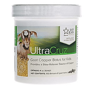 UltraCruz - sc-364925 Goat Copper Bolus Supplement for Kid Goats, 100 Count x 2 Grams