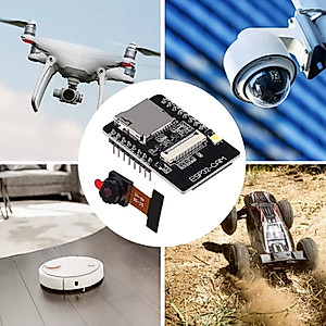 DWEII 5PCS ESP32-CAM Camera Module WiFi Bluetooth Development Board ESP32 Wireless OV2640 Camera Module