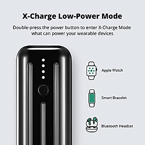 Zendure Power Bank 5000Mah Portable Charger 20W PD Quick Charge 2 Device Simultaneously Ultra Compact External Battery Pack for iPhone Tablets Game Consoles Readers Samsung-5K Mini