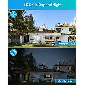 ZOSI 24CH 4K PoE Security Camera System with 4TB HDD,16pcs 8MP Outdoor Audio IP Cameras,Night Vision,Person Vehicle Detection,Smart Light Siren,Dual Disk Backup,4K 16 Port 24CH NVR for 24/7 Recording