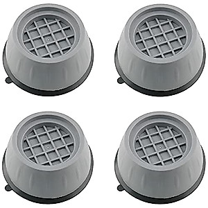 Ruiwaer 4pcs Washing Machine Foot Pads Dryer Refrigerator Base Fixed Non-Slip Pad Rubber Mat Washing Machine Support Dampers Stand Accessories